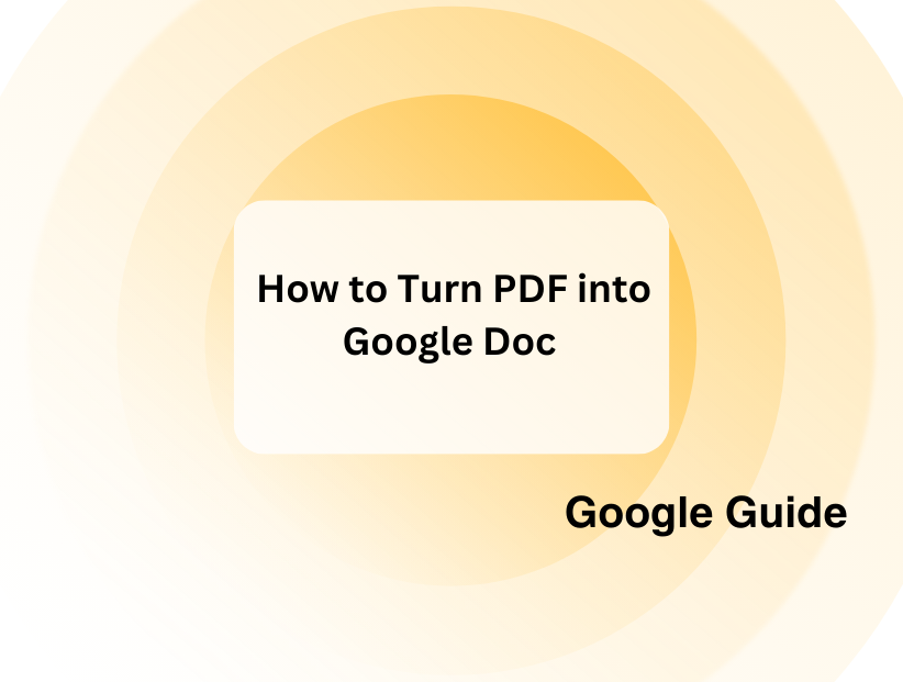 How to Turn PDF into Google Doc with Simple Steps - PurePrivacy
